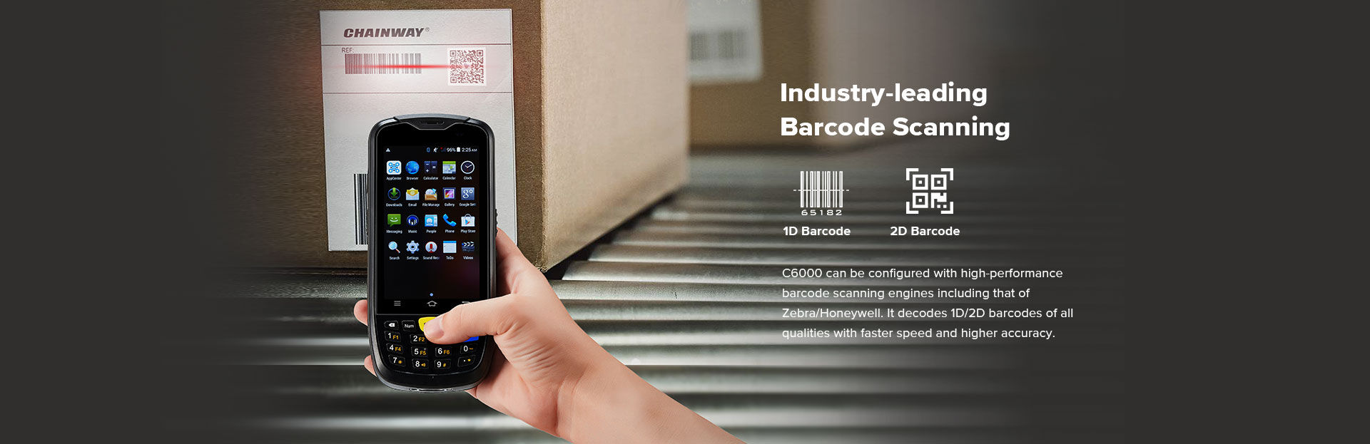 Buy China Wholesale Android 10.0 Chainway C6000 Rugged Pda Handheld ...