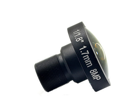 1/1.8 Image Sensor Lens 8 Megapixel Lens 1.7mm Focal Length Fisheye ...