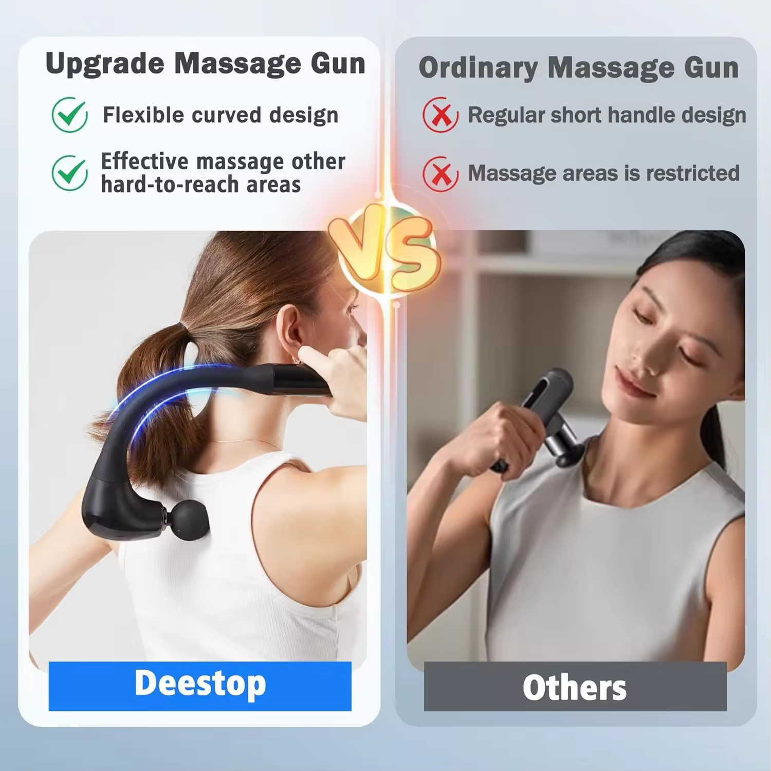 Wholesale Personal Pleasure Home Long Handle Brushless Powerful Curved ...