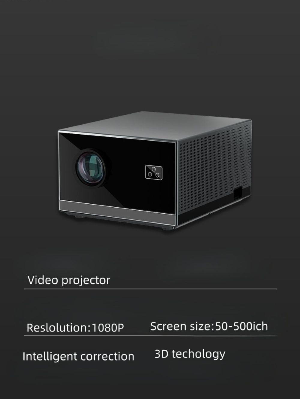 2.4g+5g Wifi Smart 1080p Video Projector Lcd Led Full Hd Smartphone ...
