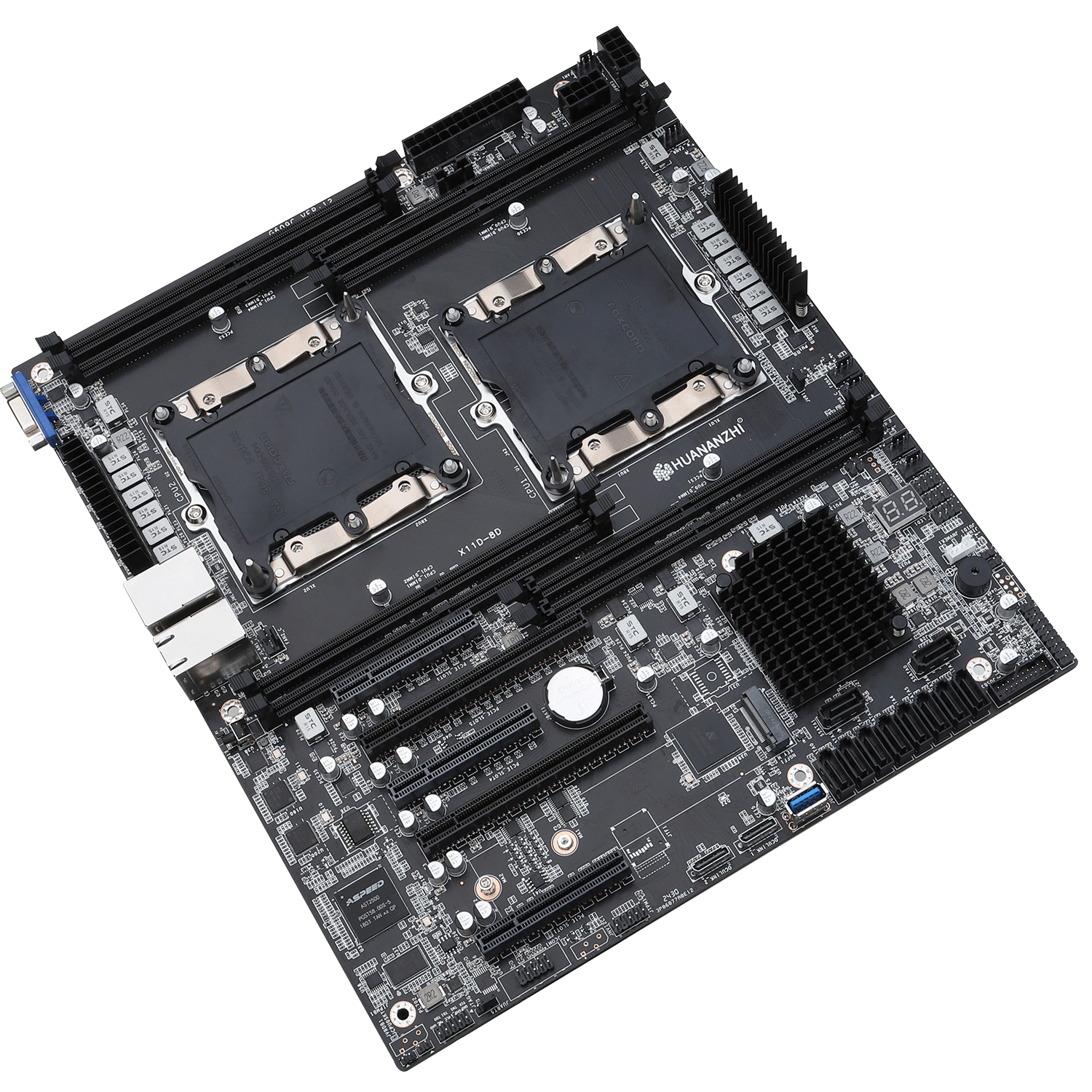 Huananzhi X11d-8d Dual Server Motherboard C621 Lga3647 Xeon Dual Processors 8 X Ddr4 Memory Slot ...