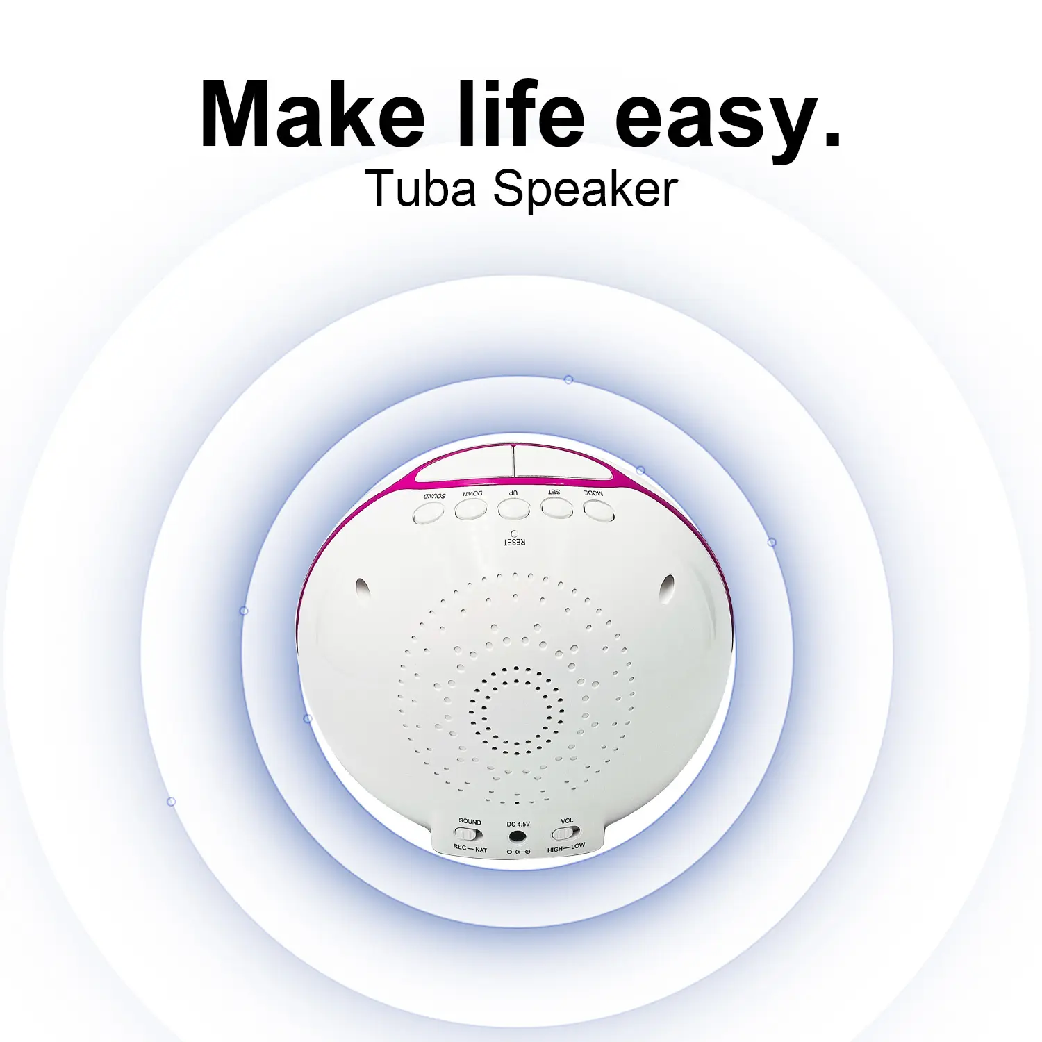 Custom Clear And Loud English Voice Talking Analog Alarm Clock For ...