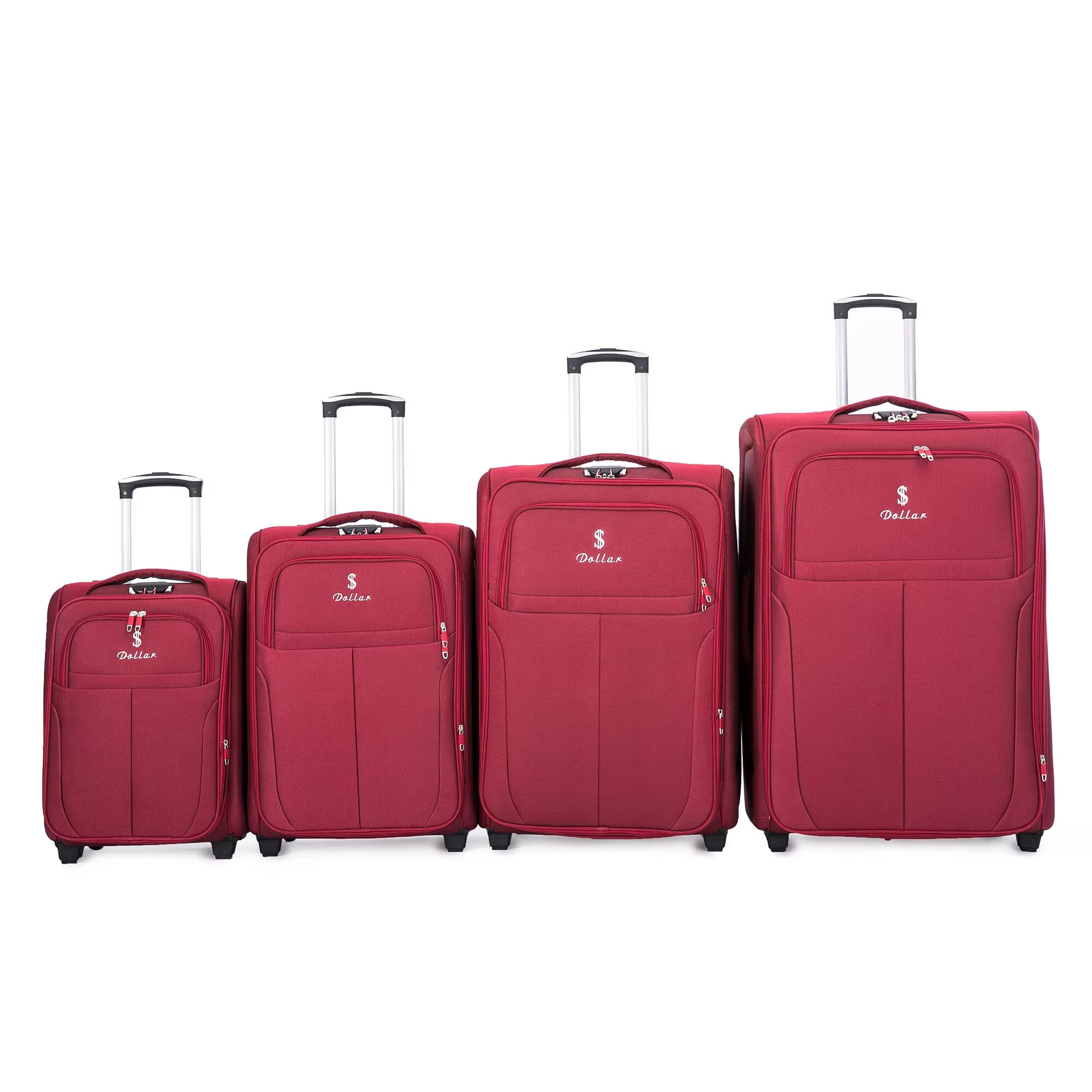 Dollar Factory 4pcs 20 24 28 32 Inch Side Eva Soft Travel Hand Suitcase ...