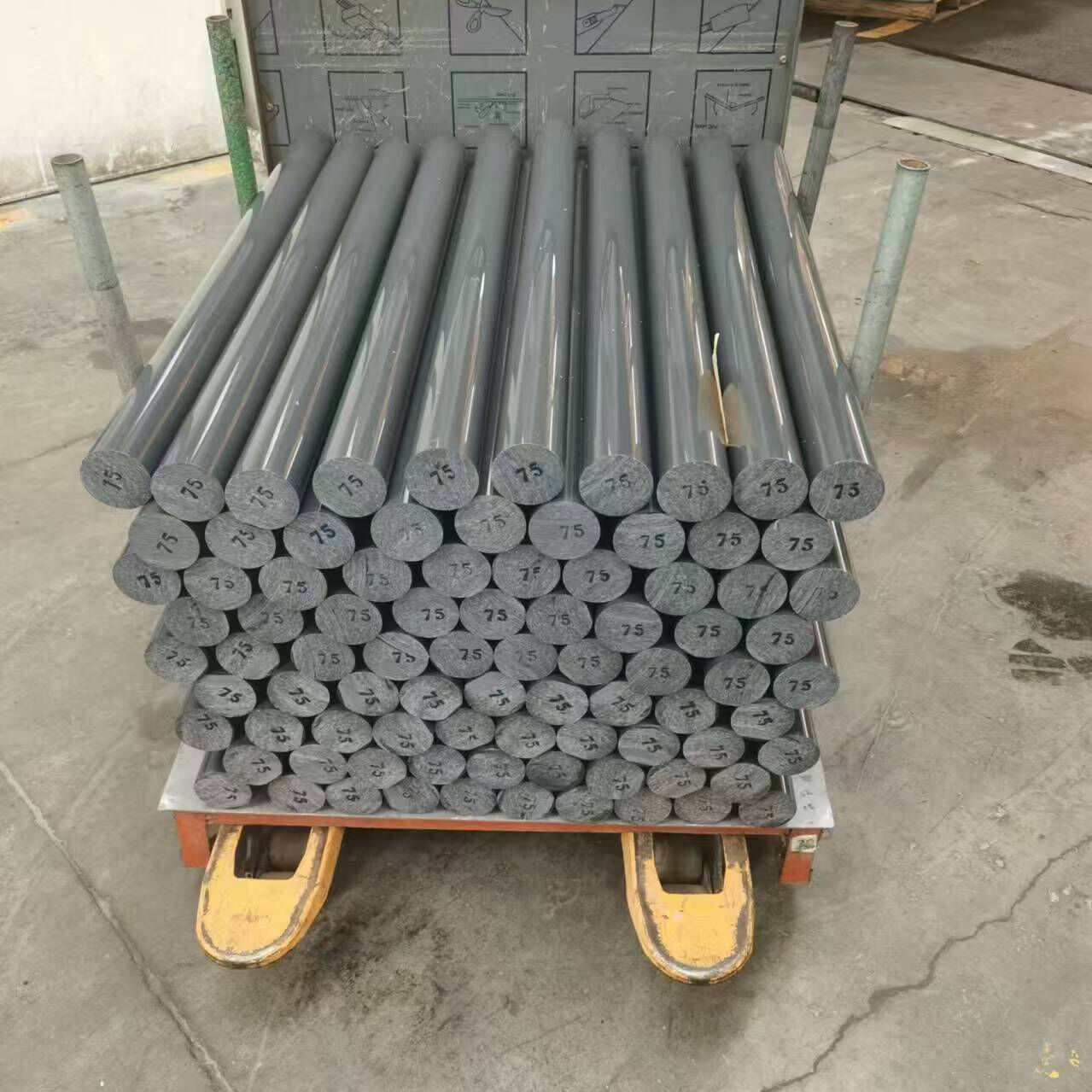 Plastic Engineering Welding Pvc Rigid Grey Rod Plastic Rod - Expore ...