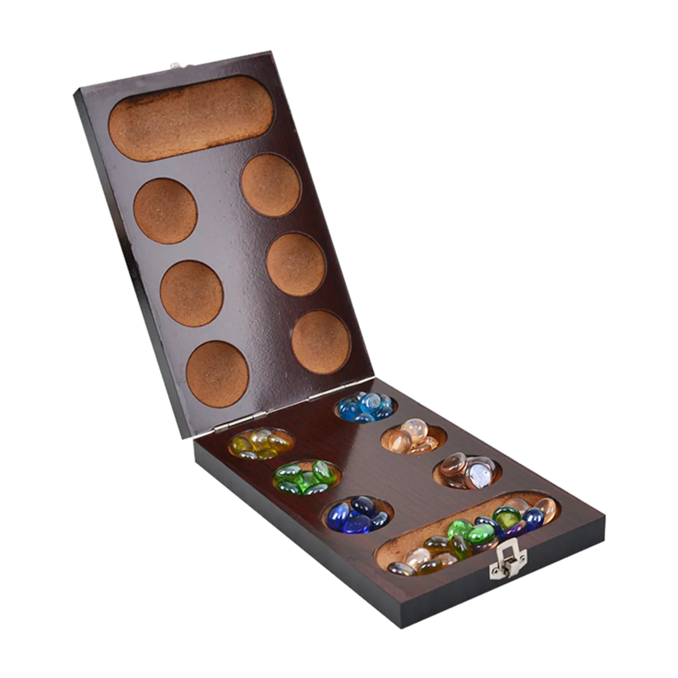 Wooden Mancala Complete Game Set Outdoor And Indoor Game With ...