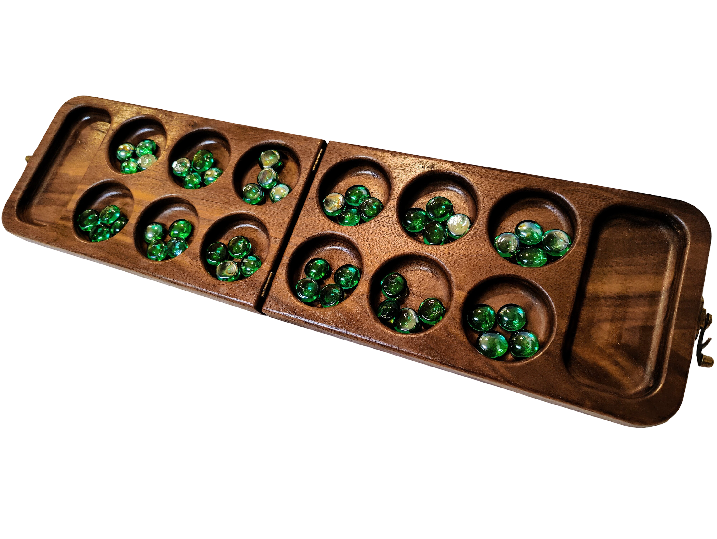 Wooden Mancala Complete Game Set Outdoor And Indoor Game With ...