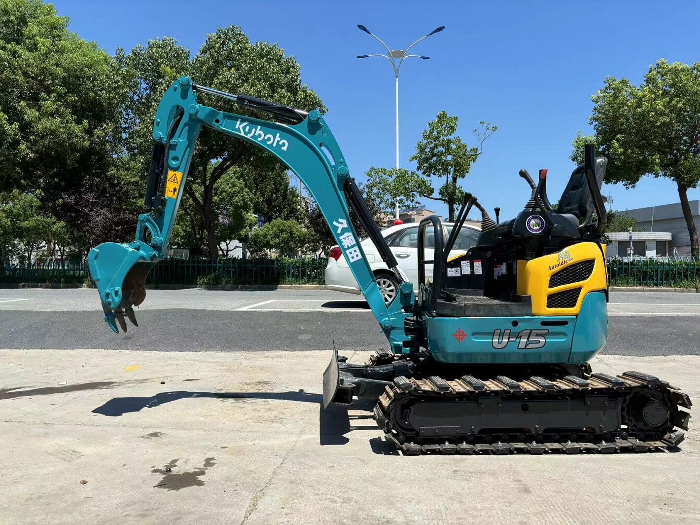 Excavator Kubota Mini Excavator Kx155 Small Turn Without Tail ...