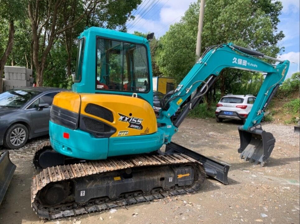 Excavator Kubota Mini Excavator Kx155 Small Turn Without Tail ...