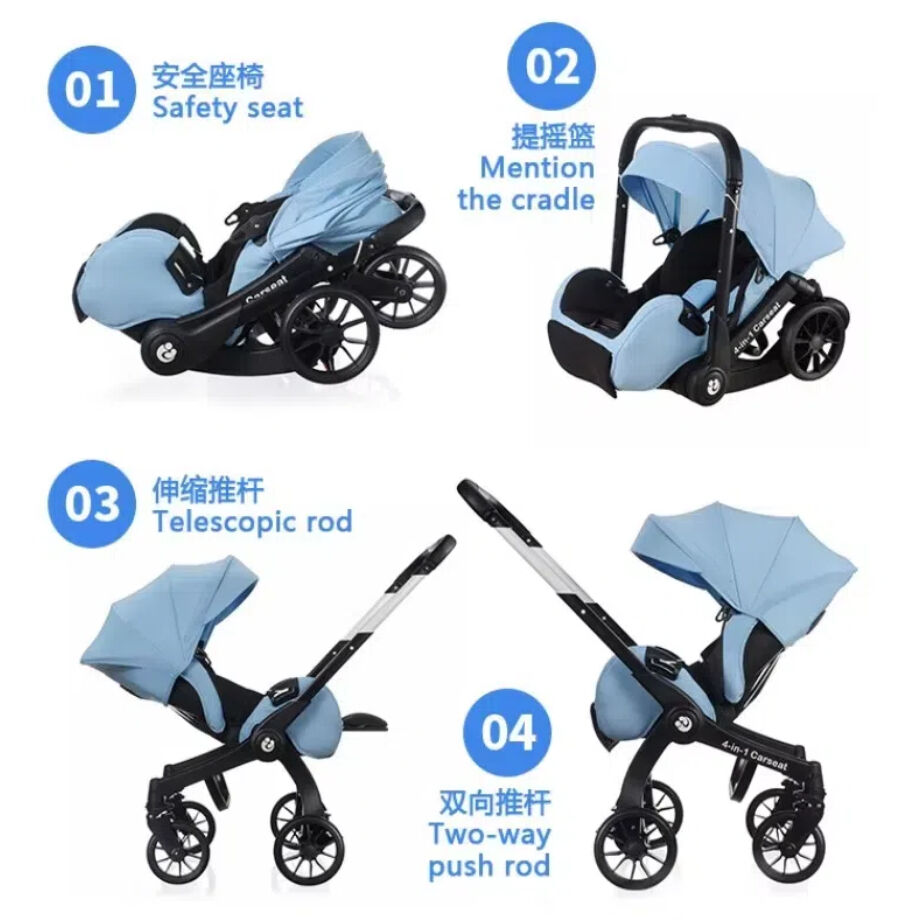 Factory Direct High Quality China Wholesale Baby Stroller 4in 1 With ...
