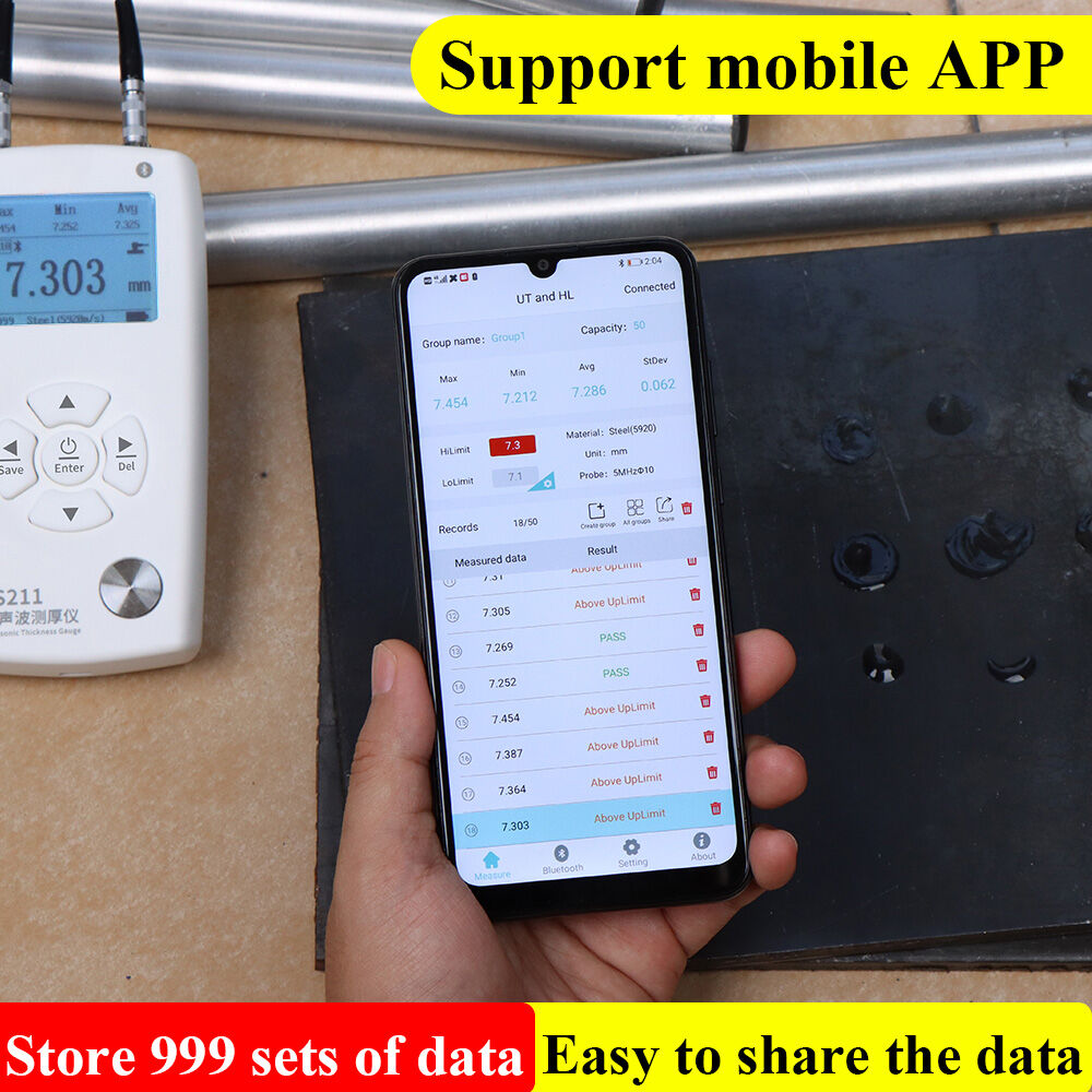 Xz211 Custom Multi Probe Ultrasonic Metal Thickness Measurement High ...