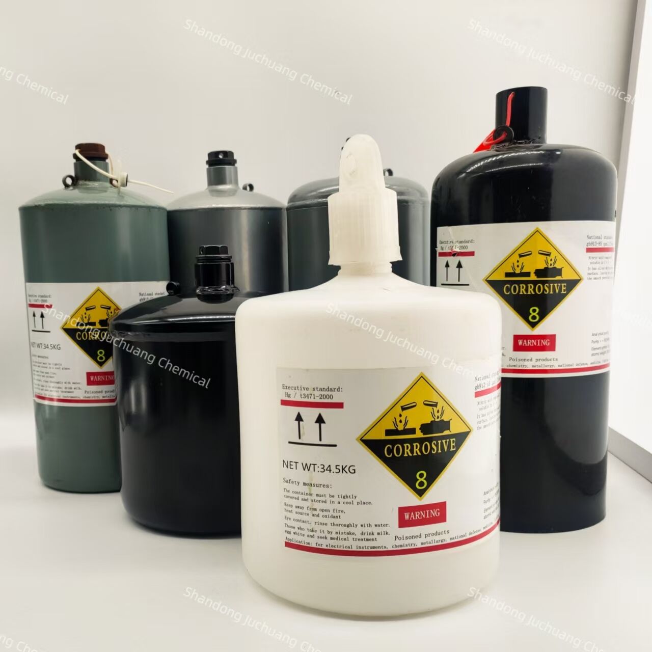 Factory Supply Package Bottle Mercury Silver Liquid Metal Bottle 34.5kg ...