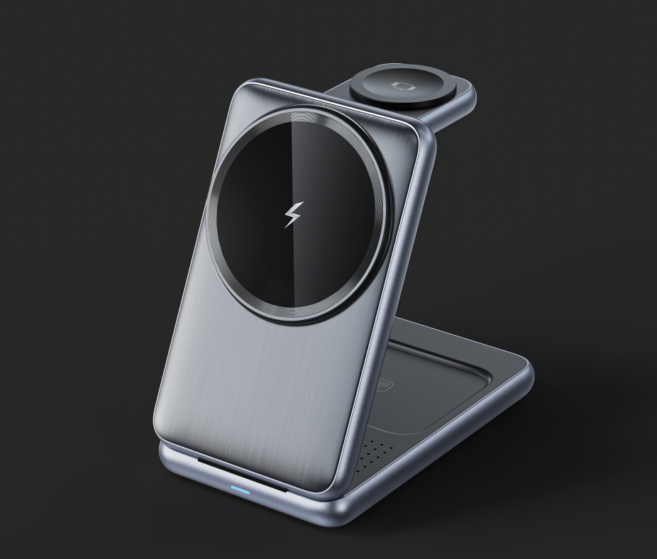 3-in-1support Customization Magnetic Wireless Charging Station With ...
