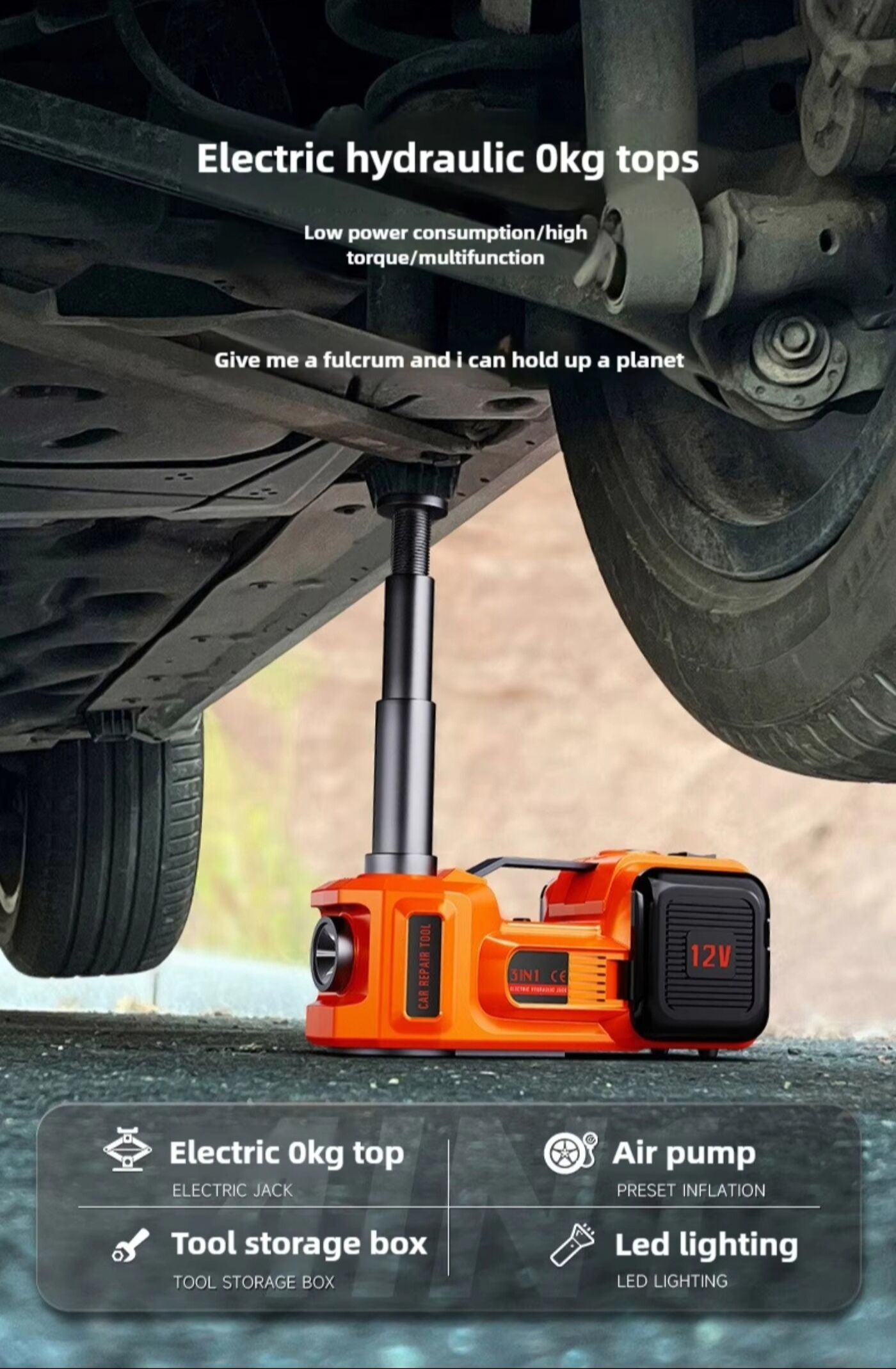 Factory Direct High Quality China Wholesale 5t Car Jack Kit Electric ...