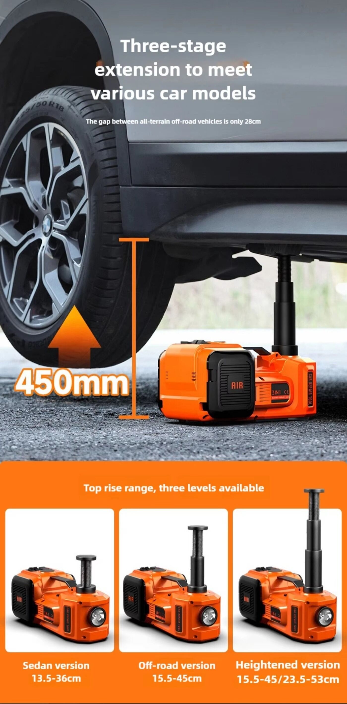 Factory Direct High Quality China Wholesale 5t Car Jack Kit Electric ...