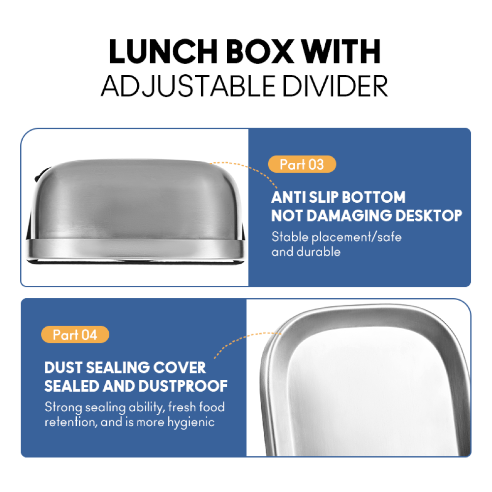 Bulk Buy China Wholesale 2 Compartments Tiffin Box For Travel Work Food Containers For Meal ...