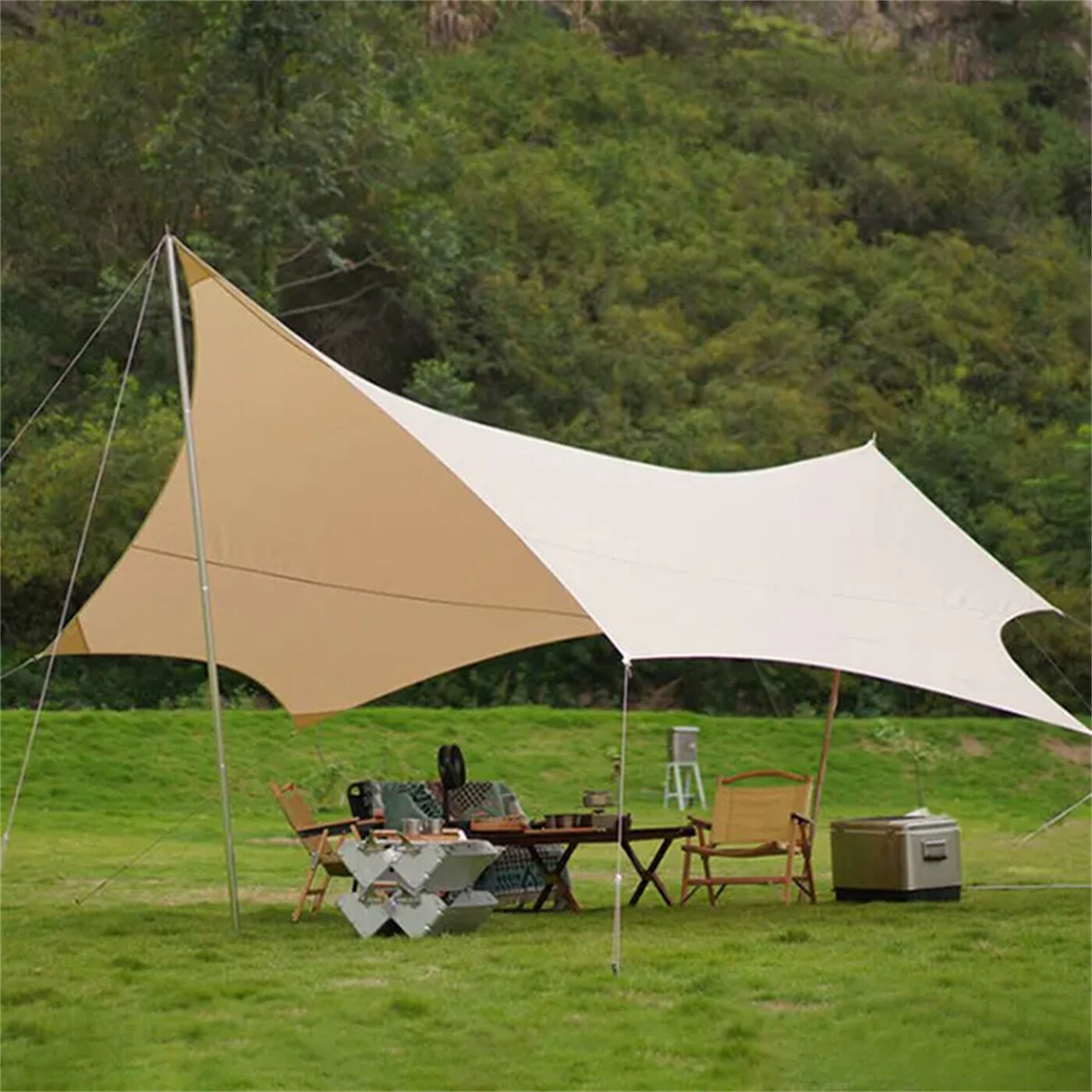 Ultralight Portable Flyshee Awning Canopy Waterproof Tarp Tent With ...