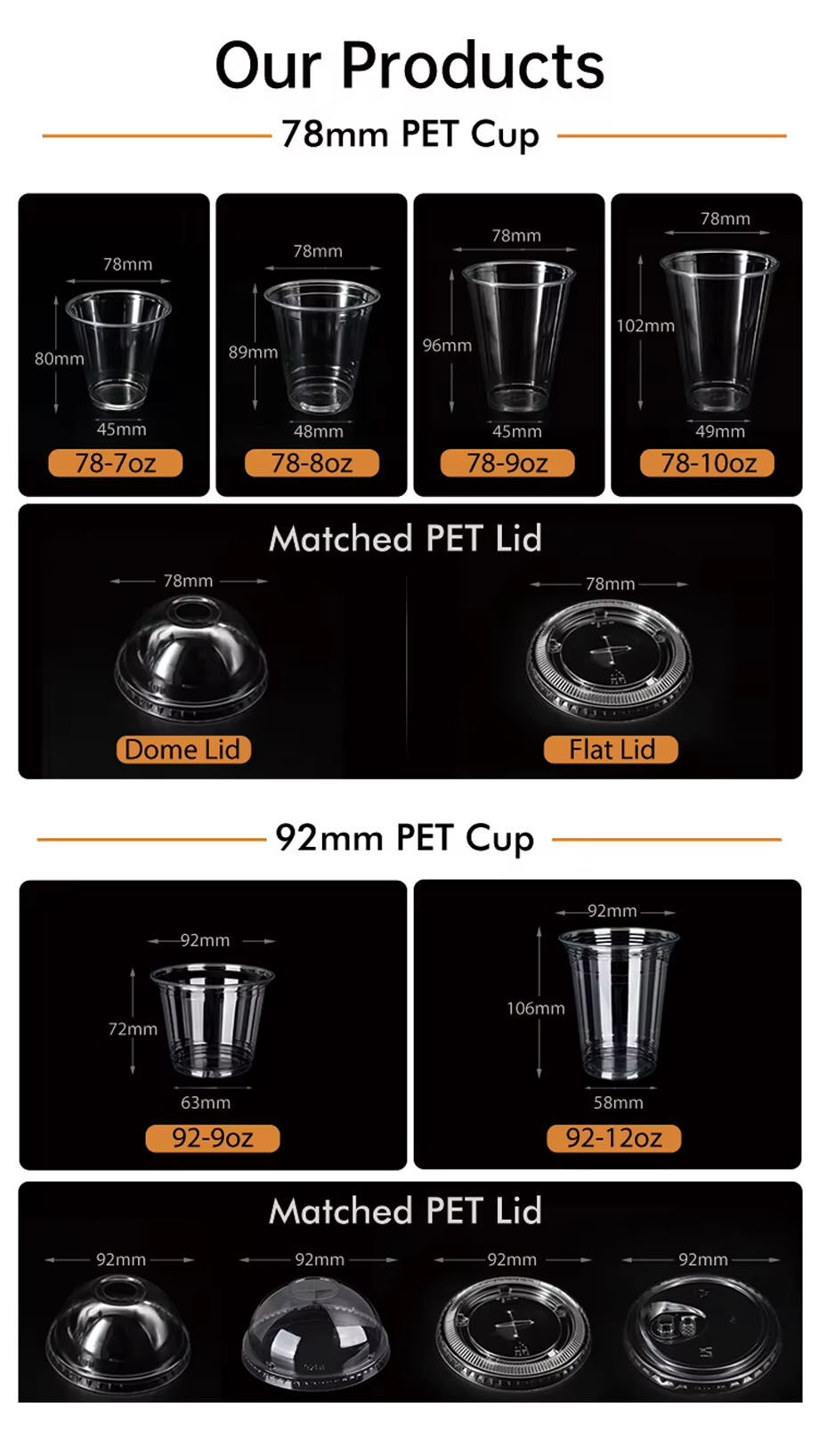 Professional Factory Customized Plastic Cups Disposable Biodegradable ...