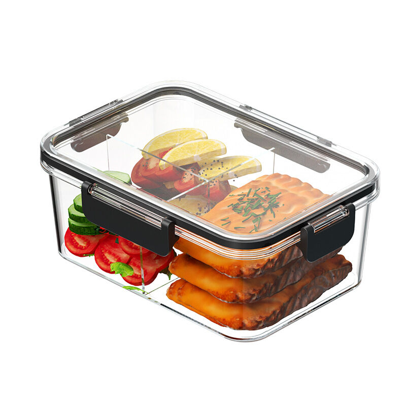 Rectangle Clear Vacuum Food Storage Container Set Microwavable Pet Pp ...