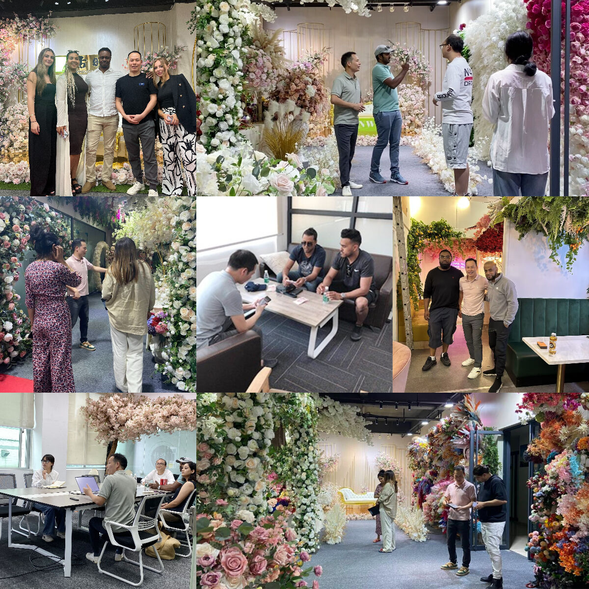 Buy China Wholesale Gnw Customized Design Greenery Floral Ceiling ...