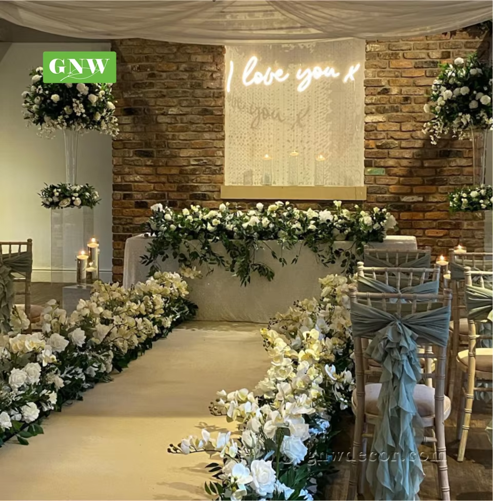 Gnw 2025 Supplies Flores Artificiais Rose Marriage Greenery Flower ...