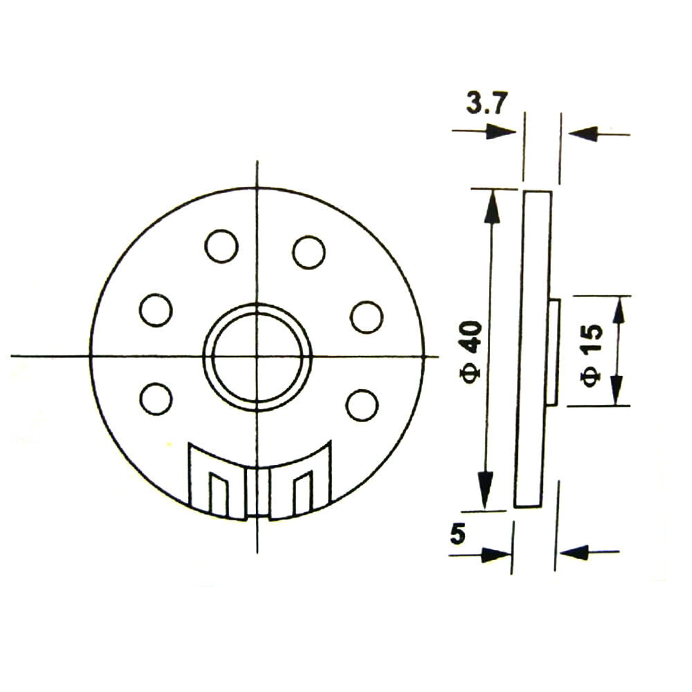 Rohs 40mm 8ohm 0.25 Watt Plastic Case Inner Magnet Loud Speaker 4cm 40 ...