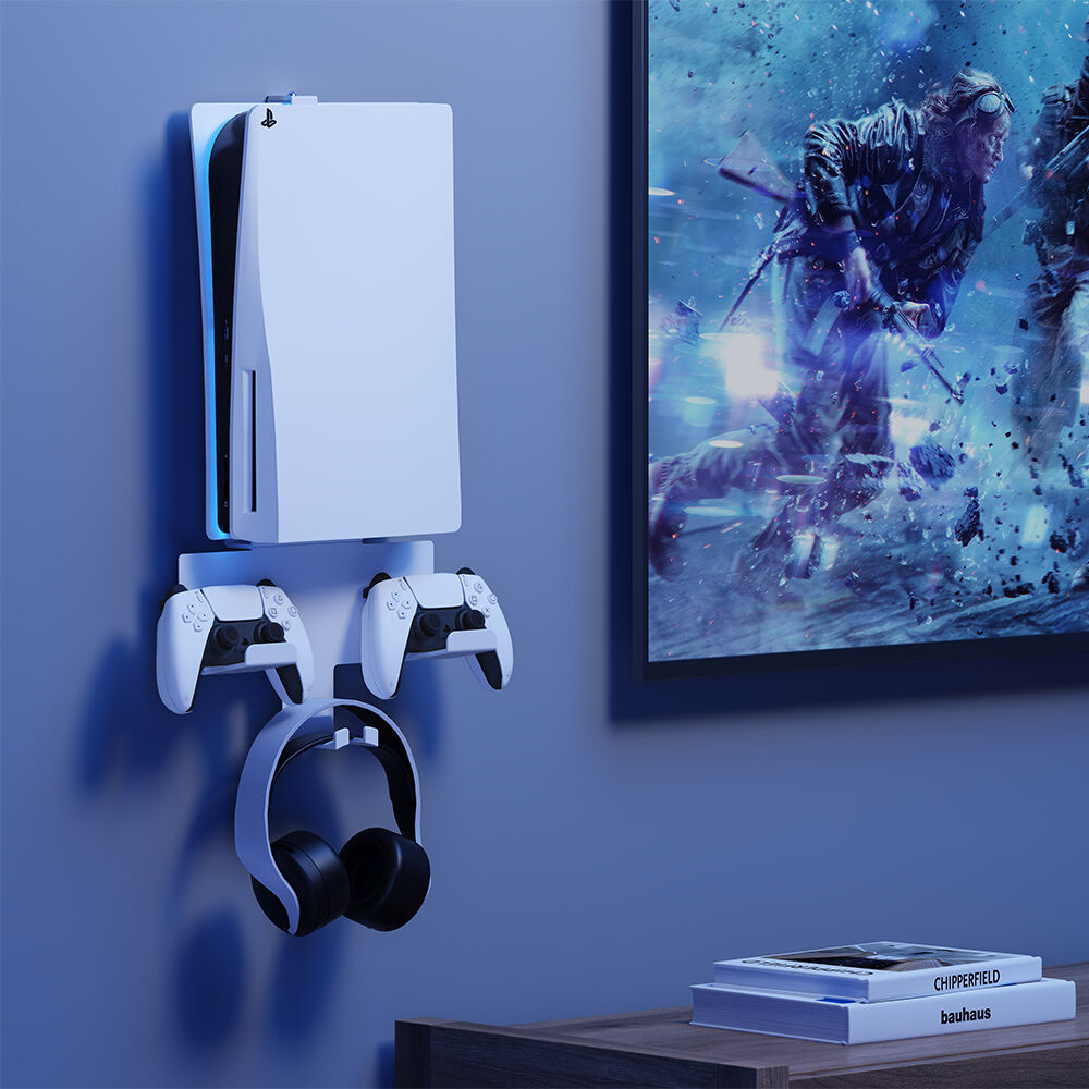 Gma01-ps02 Ps5 Wall Mount For Gaming 5 Game Console Storage Accessories ...
