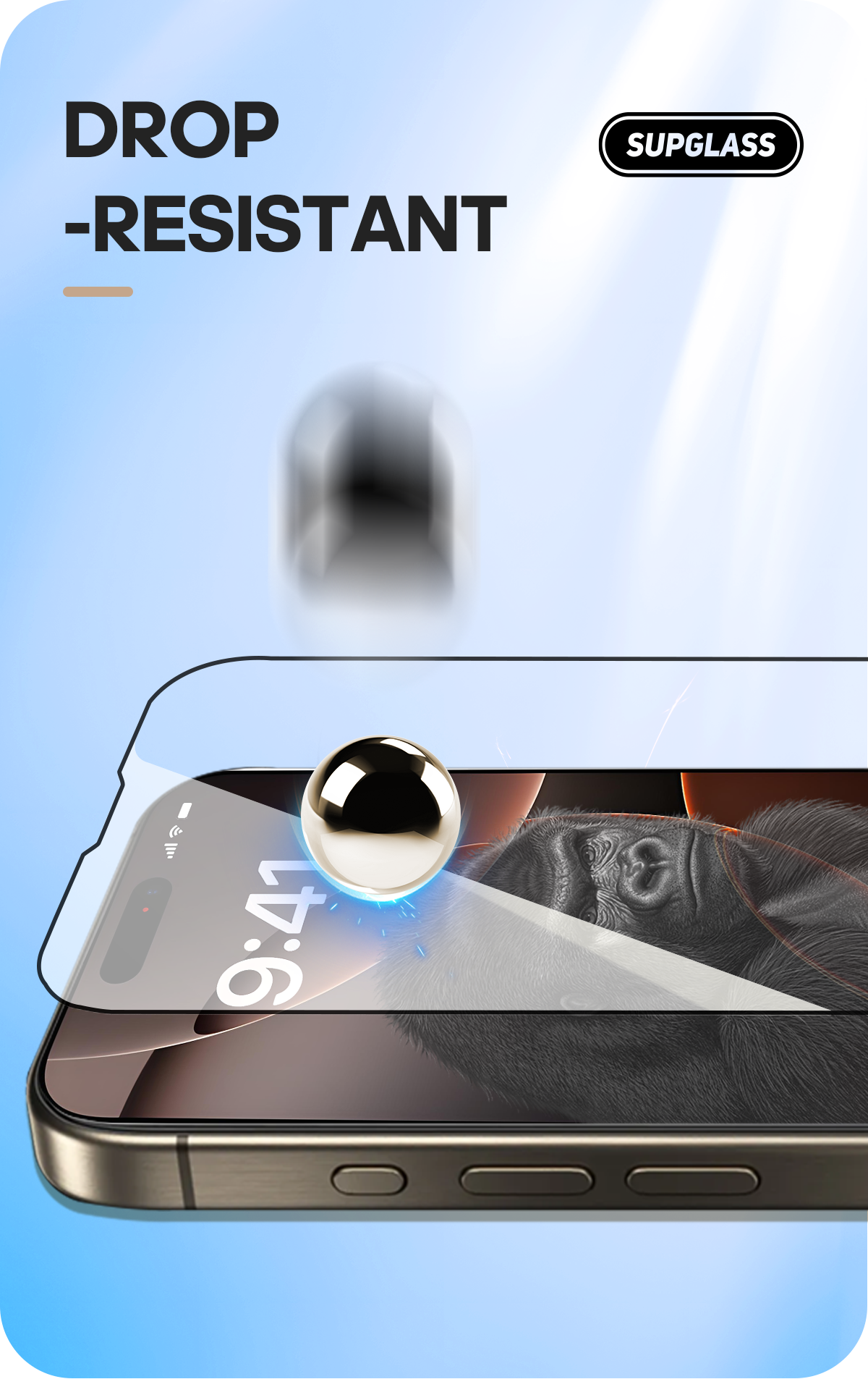 Supglass Sg-08 Hd Phone Screen Easy Installation Screen Tempered Glass ...