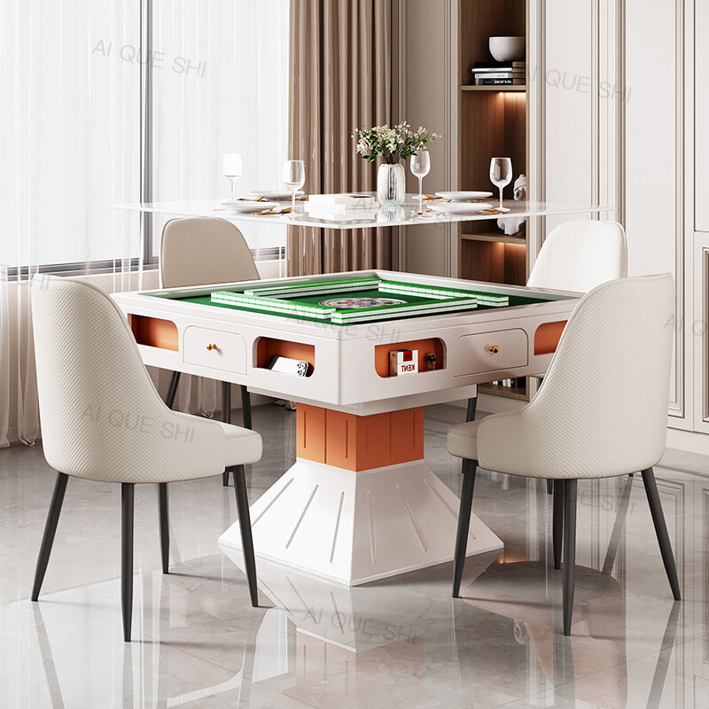 Solid Wood Mahjong Table Table Square Two Hand Leisure Chesspoker Chess ...