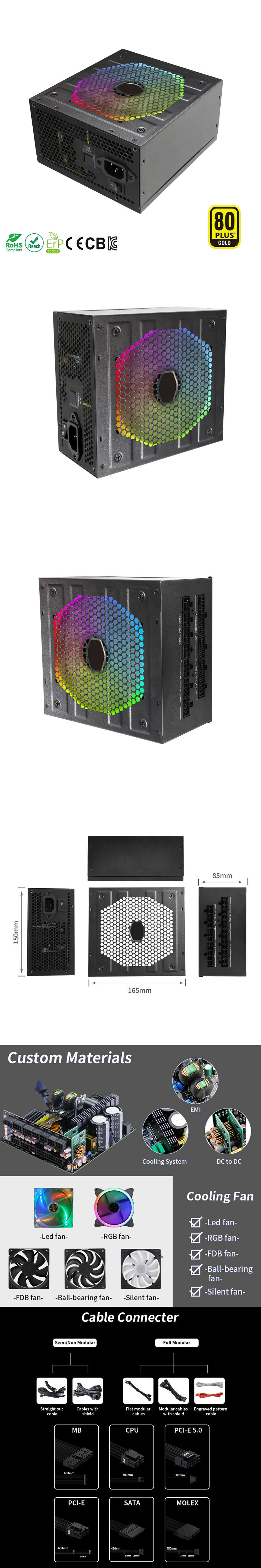 Bulk Buy China Wholesale New Psu 750w Switching Power Supply 750w Micro ...