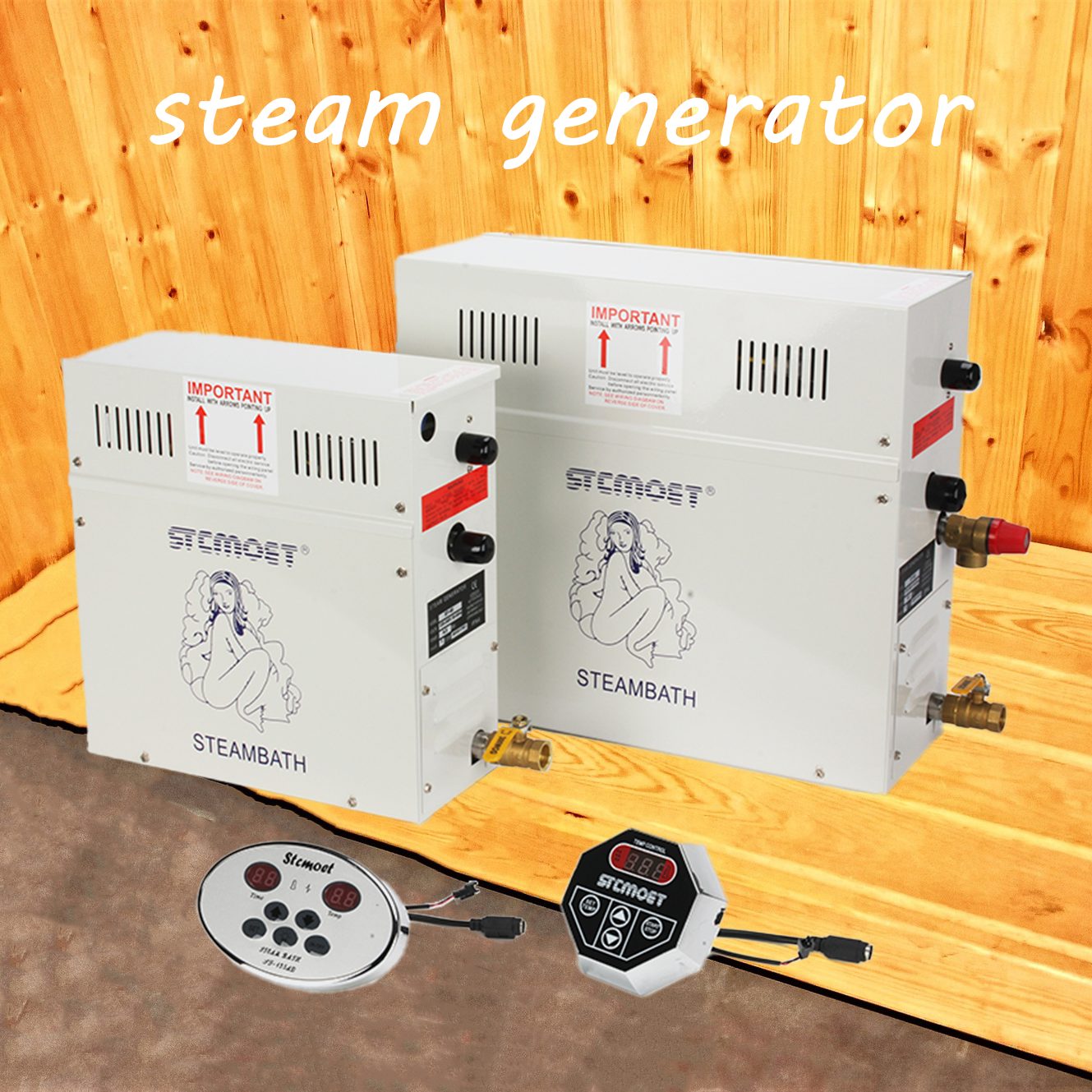4.5kw 6kw 9kw Sauna Steam Engine Wet Steam Bath Machine Steam Generator ...