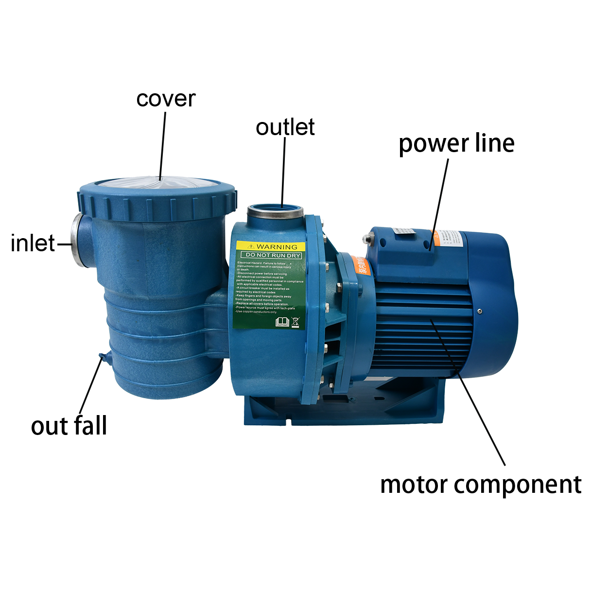 Buy China Wholesale 220v/380v 1.5 Hp 2hp 3hp 3.5hp 4hp Swim Pool Water ...