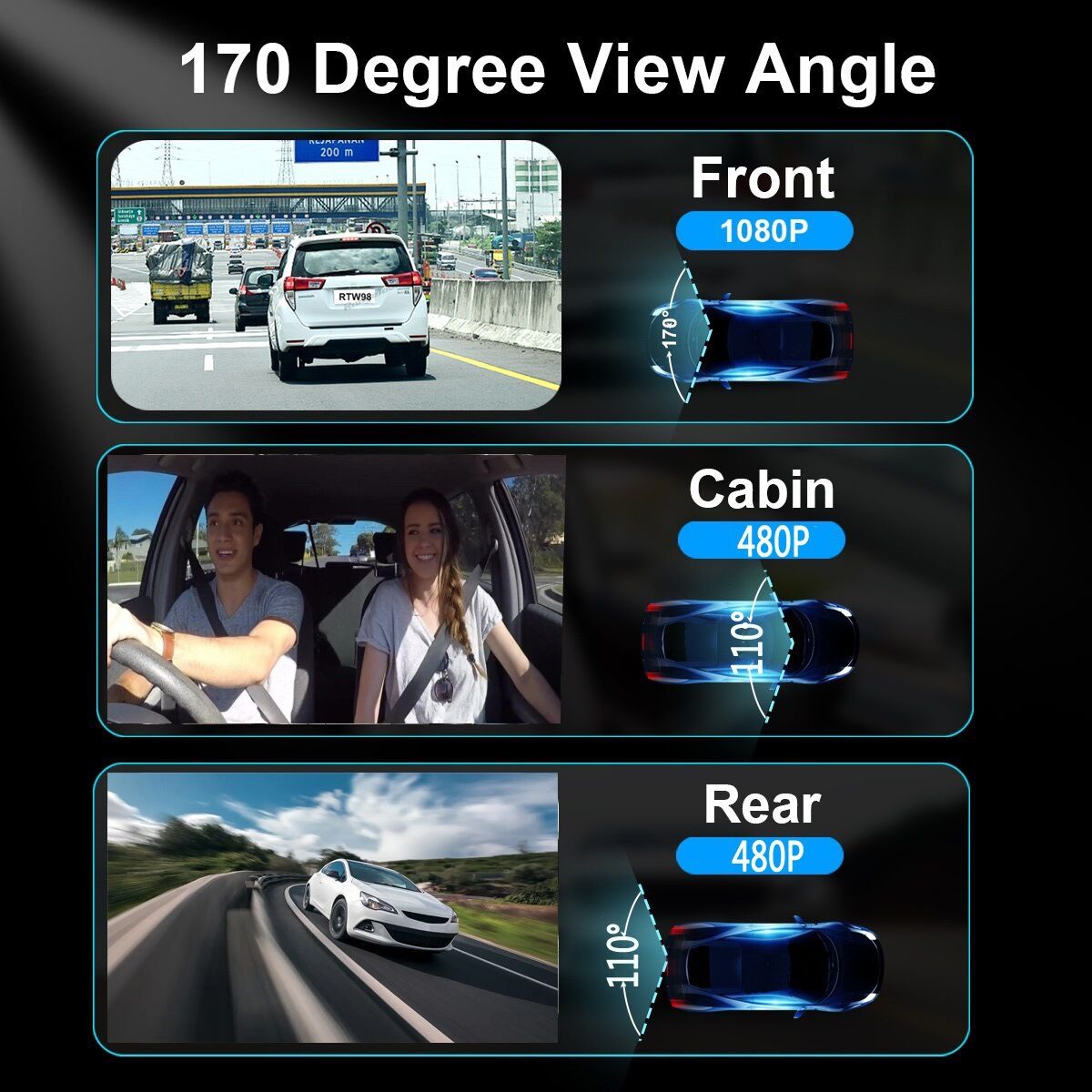 Oem 4k+1080p Dual Dashcam With Low Light Performance Dash Cam Build In ...