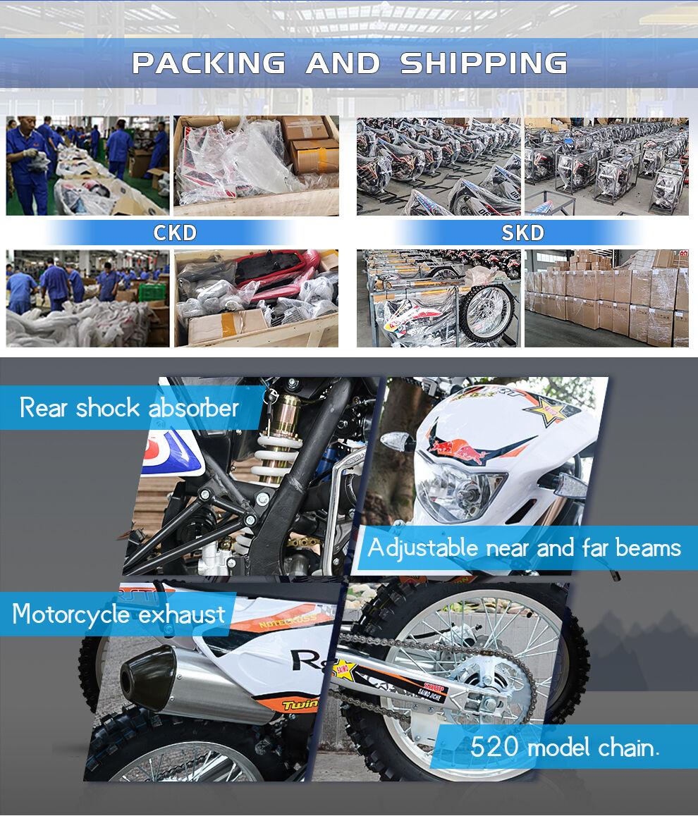 Factory Direct High Quality China Wholesale 150cc/250cc Off Road Dirt Bike High Power 4-stroke ...