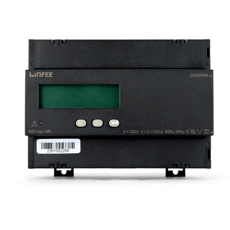 Lcd Display Multi-channel Circuits Din Rail 3 Phase Iot Power Meter ...