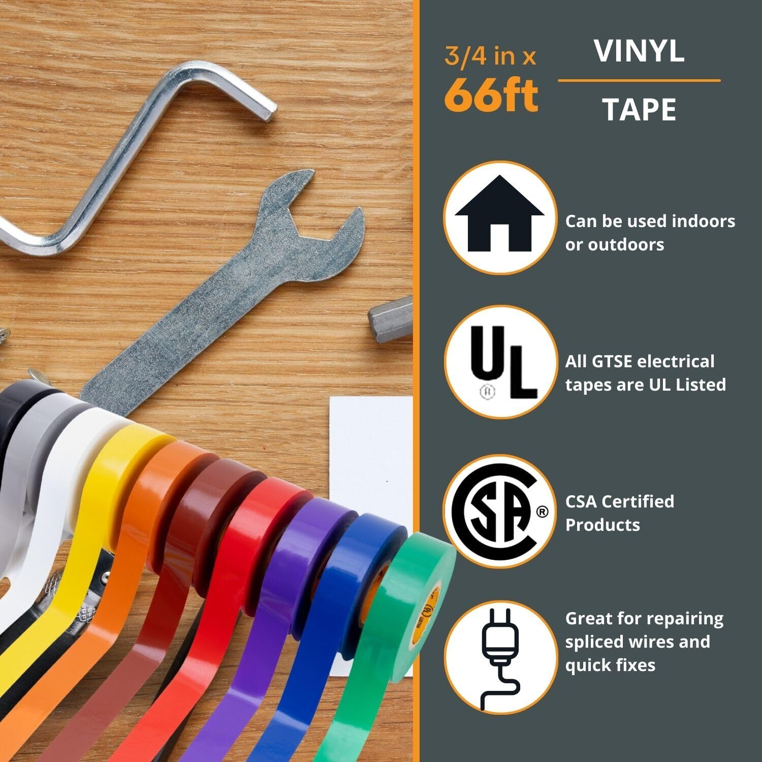Excellent Matte Pvc Electrical Tape In A Variety Of Colors And Dimensions Waterproof With ...