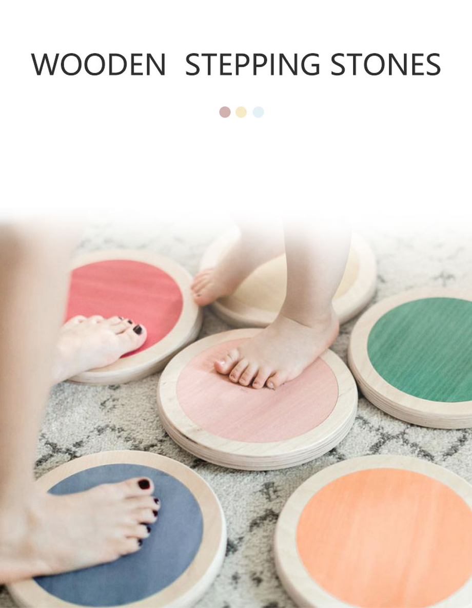 Hot Selling Children Montessori Stepping Stones Balance Stepping Stone ...