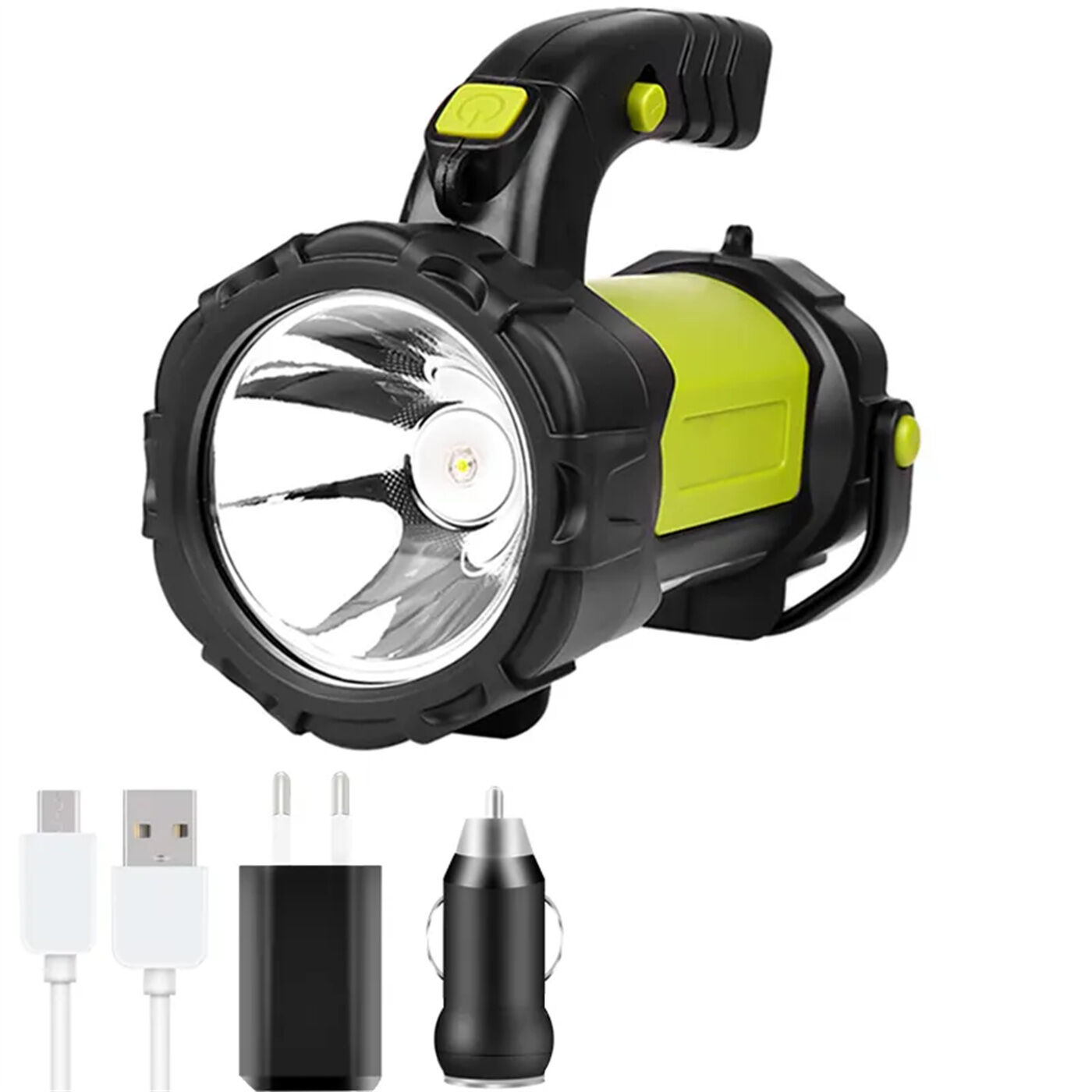 Waterproof Usb Rechargeable Led Flashlight Powerful Long-range Hunting ...