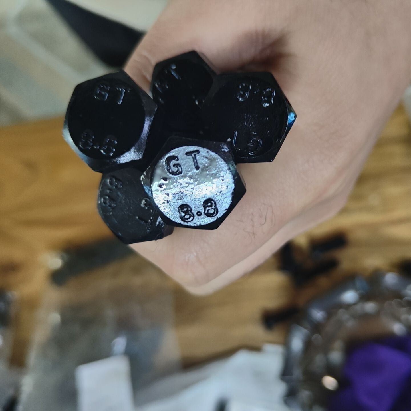 Hot Sale Blue Hex Bolt Ptfe Coating A320 A193 B16 L7m L7 B7m B7 Hex ...