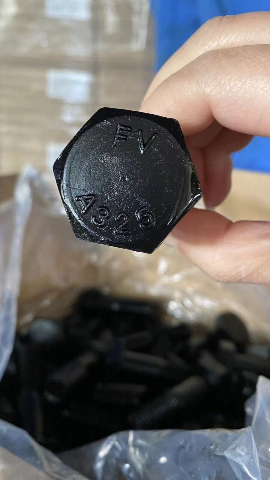 Hot Sale Blue Hex Bolt Ptfe Coating A320 A193 B16 L7m L7 B7m B7 Hex ...