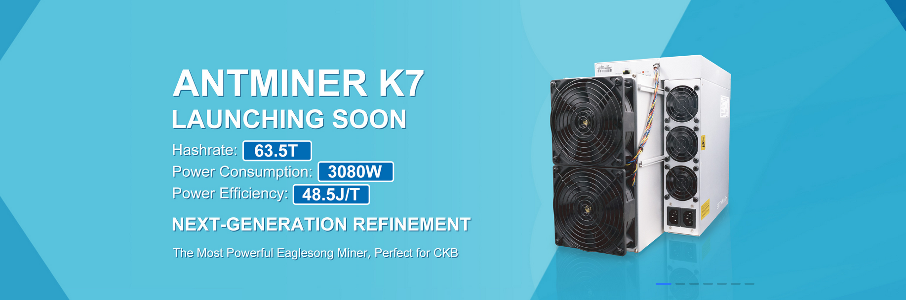 Bitmain Antminer K7litecoin & Dogecoin Miner Ckb Miner With Psu And ...