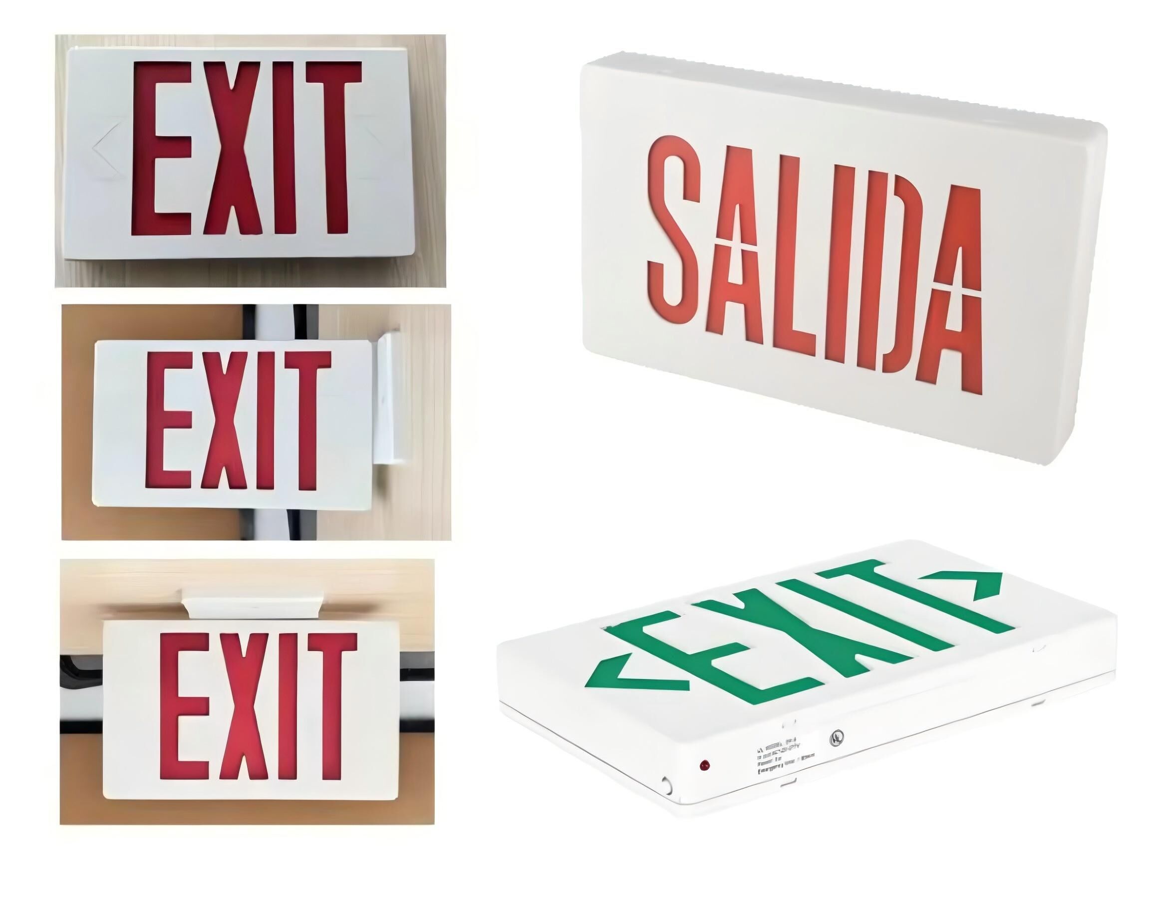 Facotry Exit Sign American Ul Standard 3watts 3 Hours Led Emergency ...