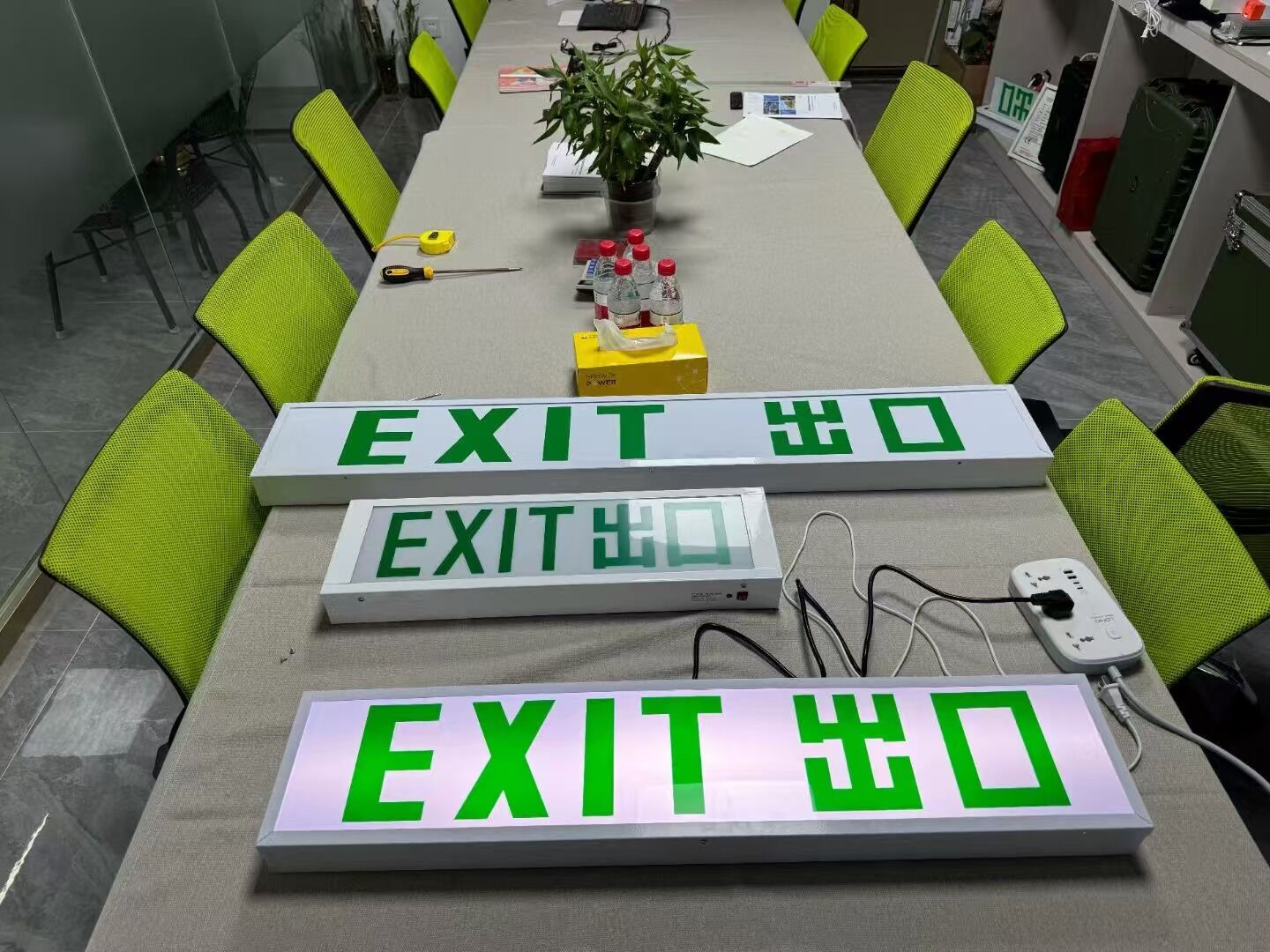 Facotry Exit Sign American Ul Standard 3watts 3 Hours Led Emergency ...