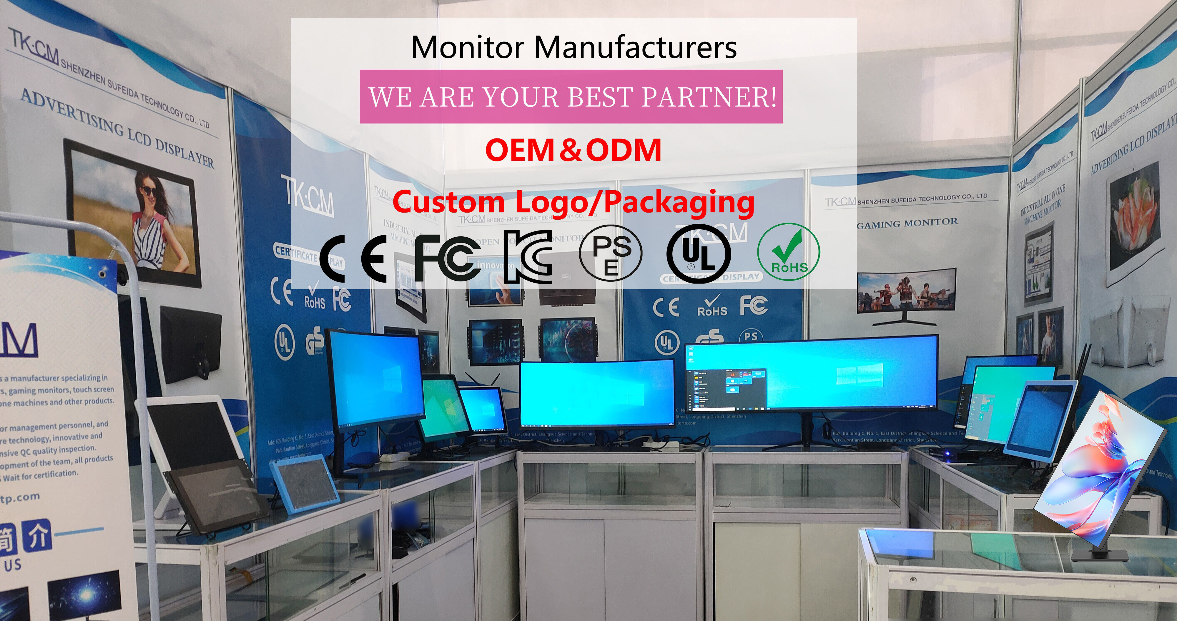 Buy China Wholesale Computer Monitor 10.1 Inch Tft Lcd 1280*800 Pcap ...