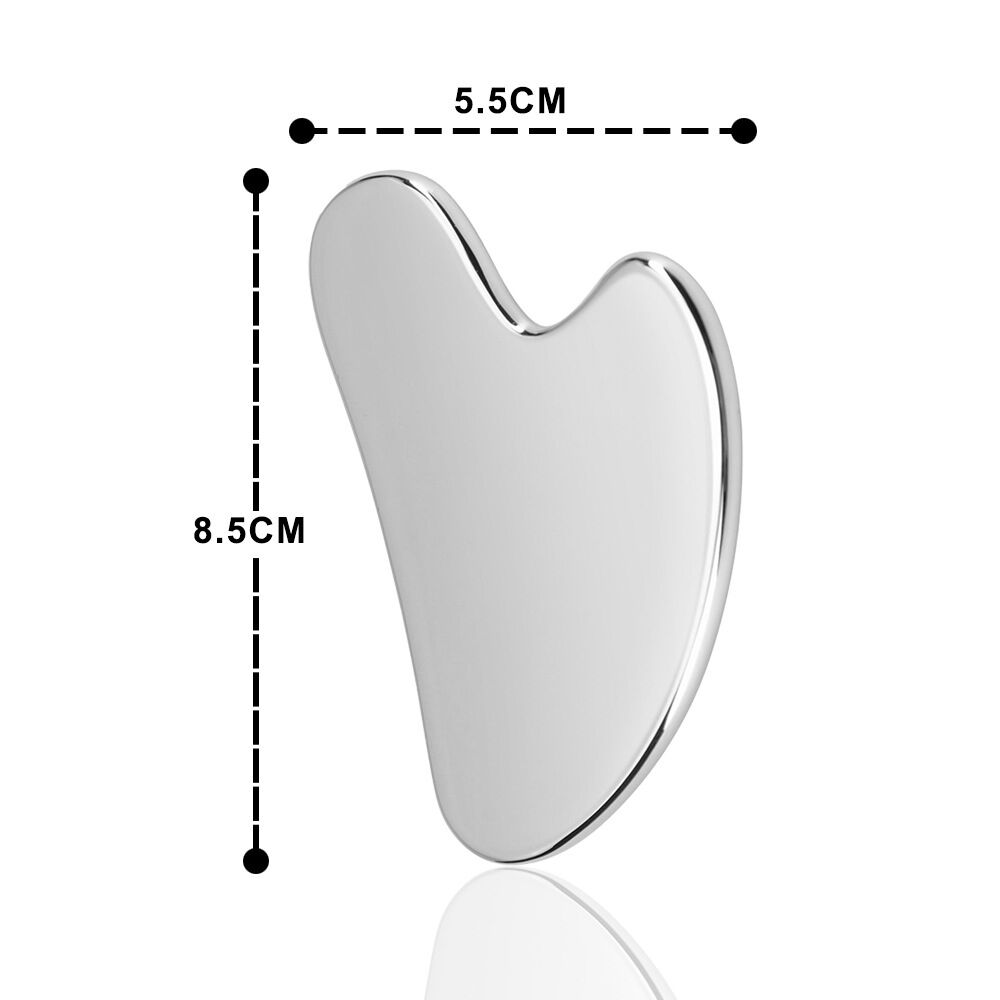 Skin Facial Scraping Guasha For Reduce Puffiness Metal Stainless Steel ...