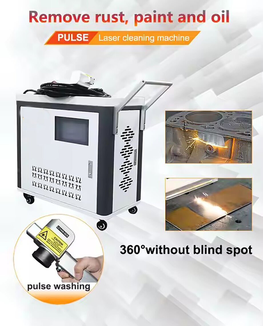 High Quality Pulse Cleaning For Paint And Wood Machine Hand-held Laser ...