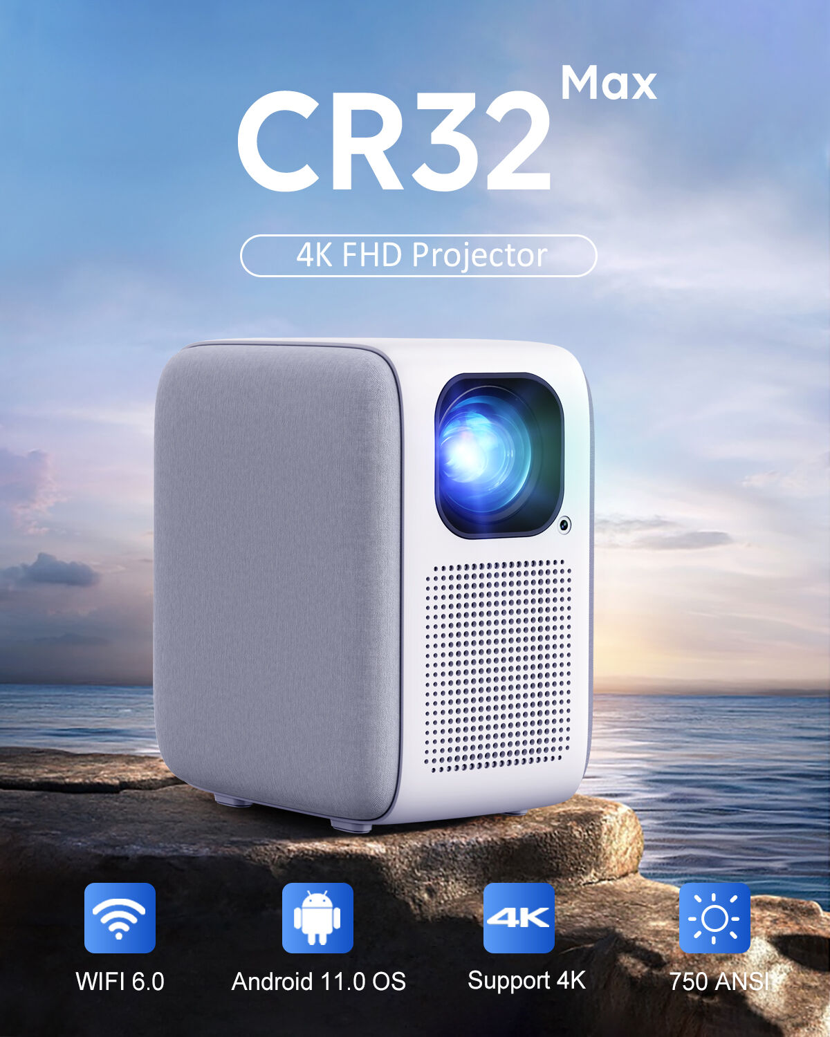 Bulk Buy China Wholesale Mini Lcd Android 9 Wifi Portable Projector 4k ...