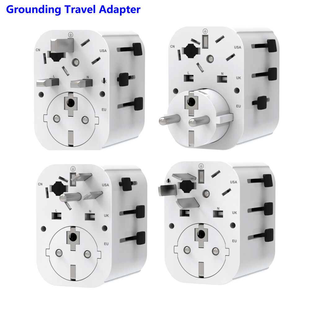 Manufacturer 909c Grounding Worldwide Travel Adapter Us/eu/uk/aus Plug ...