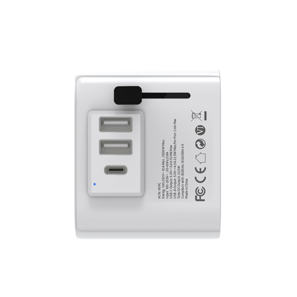 Manufacturer 909c Grounding Worldwide Travel Adapter Us/eu/uk/aus Plug ...