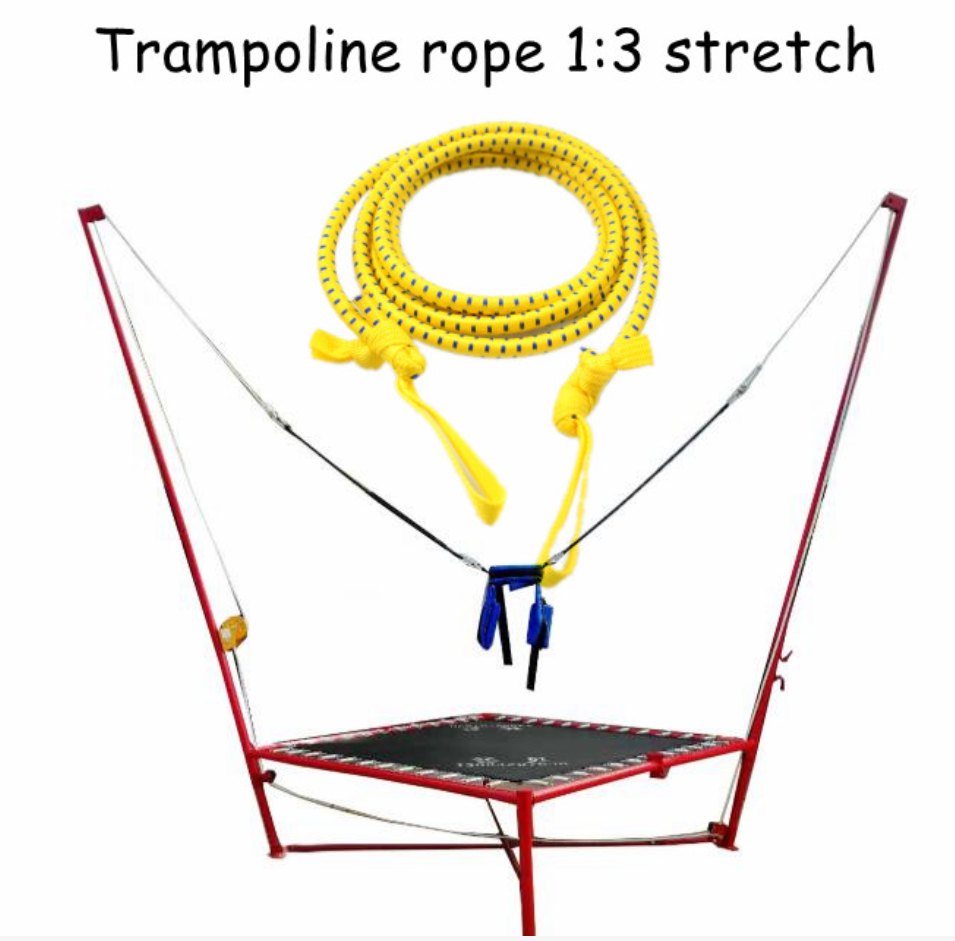 Wholesale Polyester Latex Trampoline Rope 8mm Bungee Cord Jumping ...