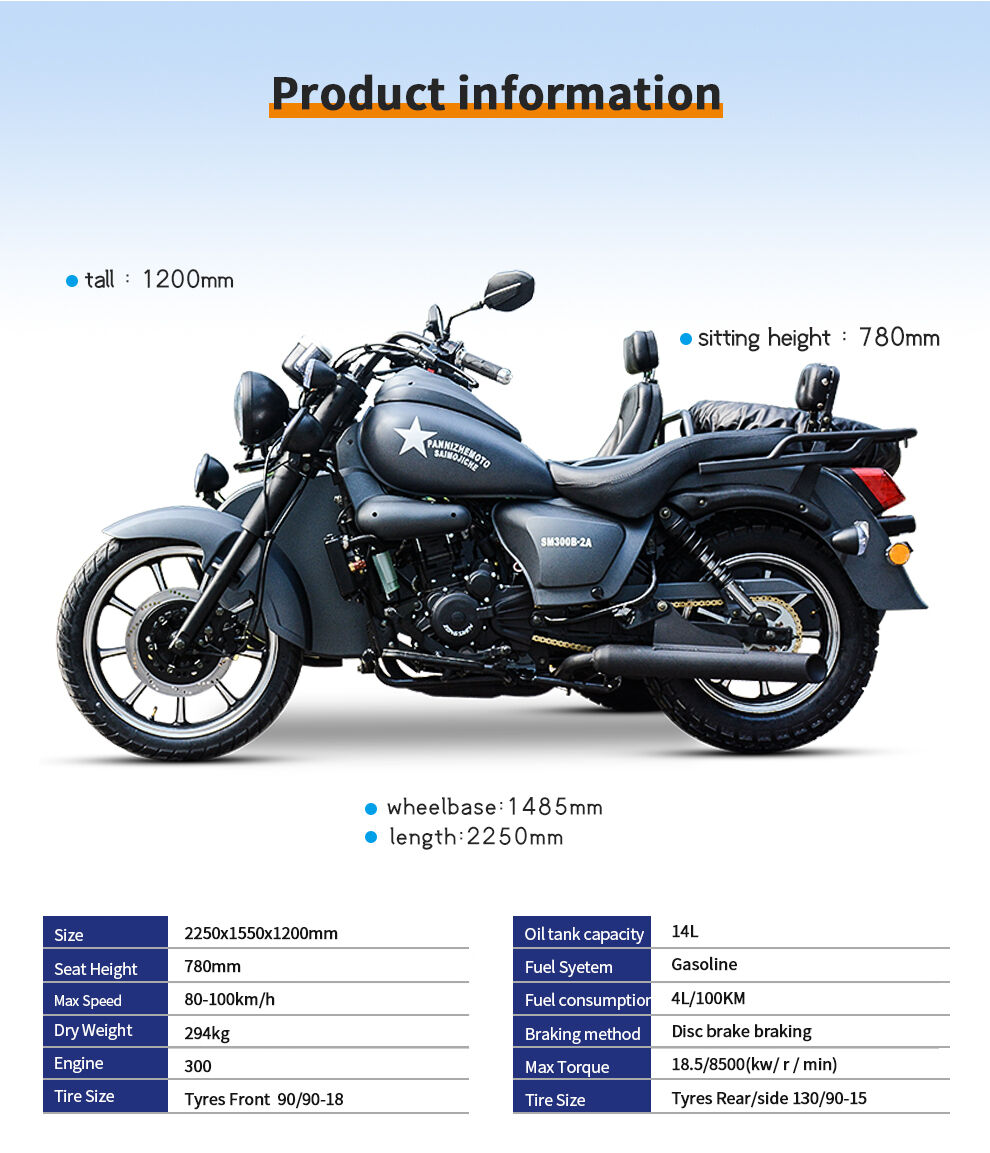 3 Wheel 300cc Water Cooled Trike Motorcycle With Side Car Motor ...